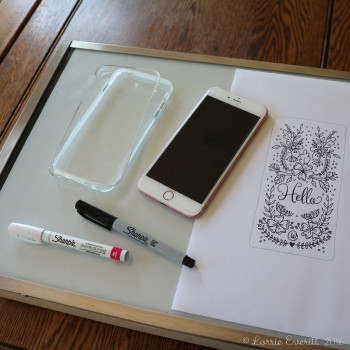 Personalized Cell Phone Case With Hand Lettering and Doodles – Makeful